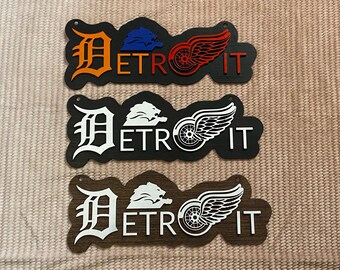 DETROIT Sports Sign-lions, Tigers, Red Wings Wall Art. Detroit Vs ...