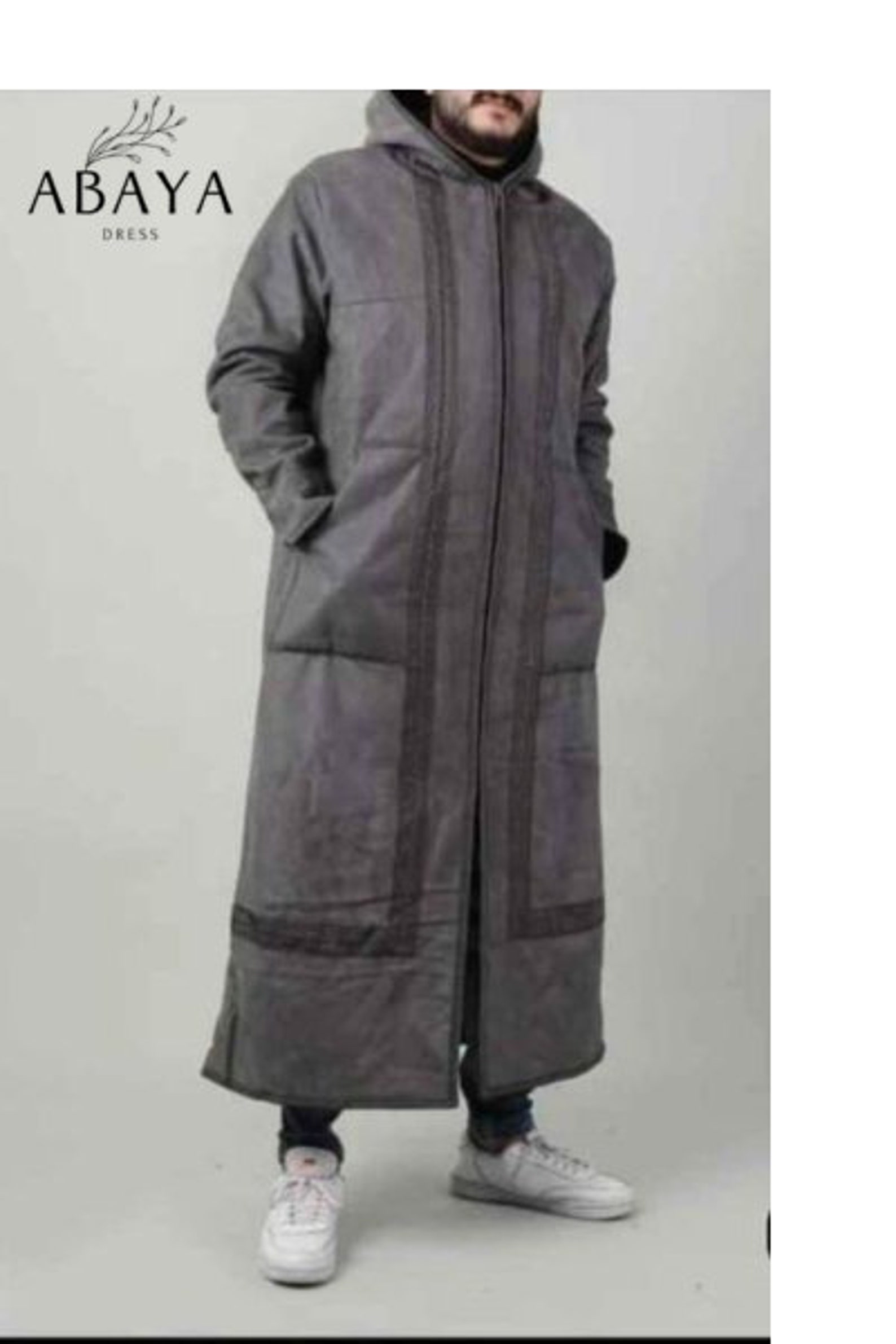 Farwa Bisht Fur Winter Coat for Men Moroccan Arabic High Quality Coat ...