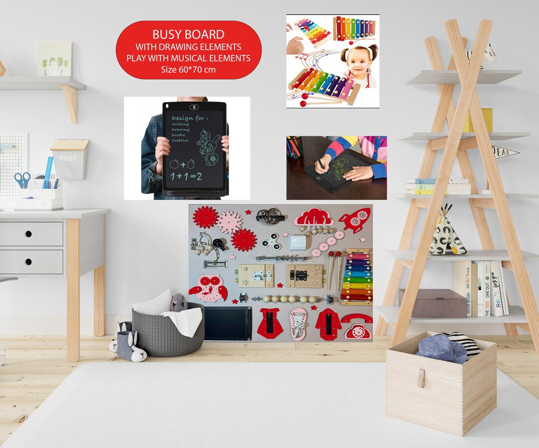 Personalized Toddler Activity Board Educational Board Fast Delivery ...