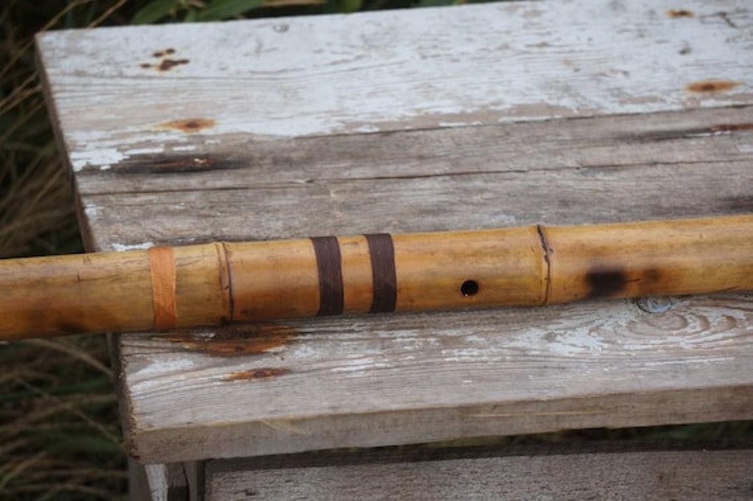 Japanese Shakuhachi Flute Made of Very Strong Bamboo, Key F - Etsy