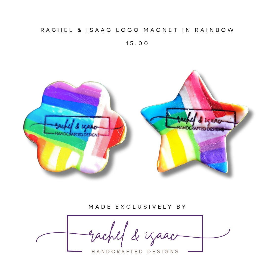 Rachel & Isaac Logo Magnet - Etsy