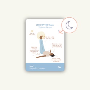 Yoga Card Deck, Yoga Gift, Self Care Gift, Yoga Set With Teaching Cues ...