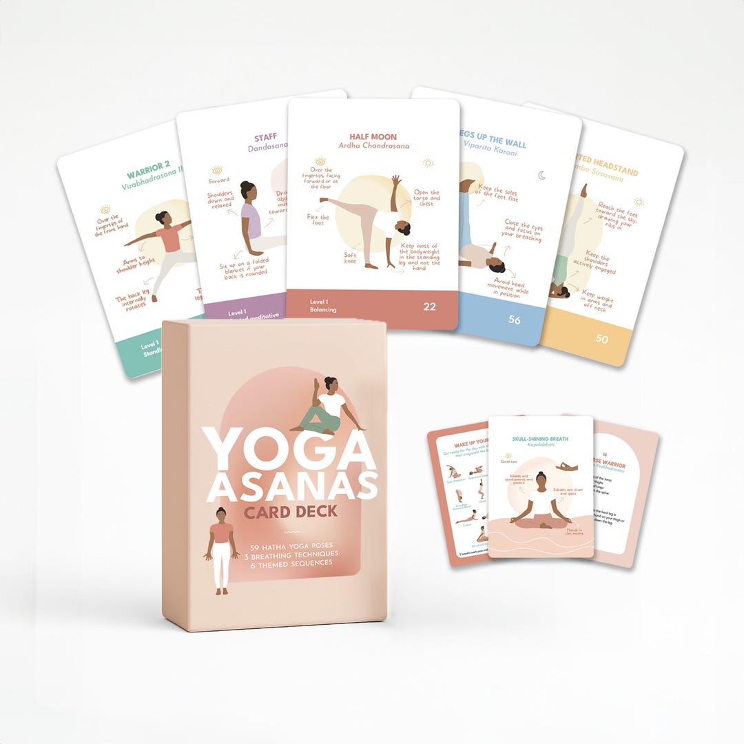 Yoga Card Deck: Hatha Poses, Sequences & Breathing Techniques. for ...