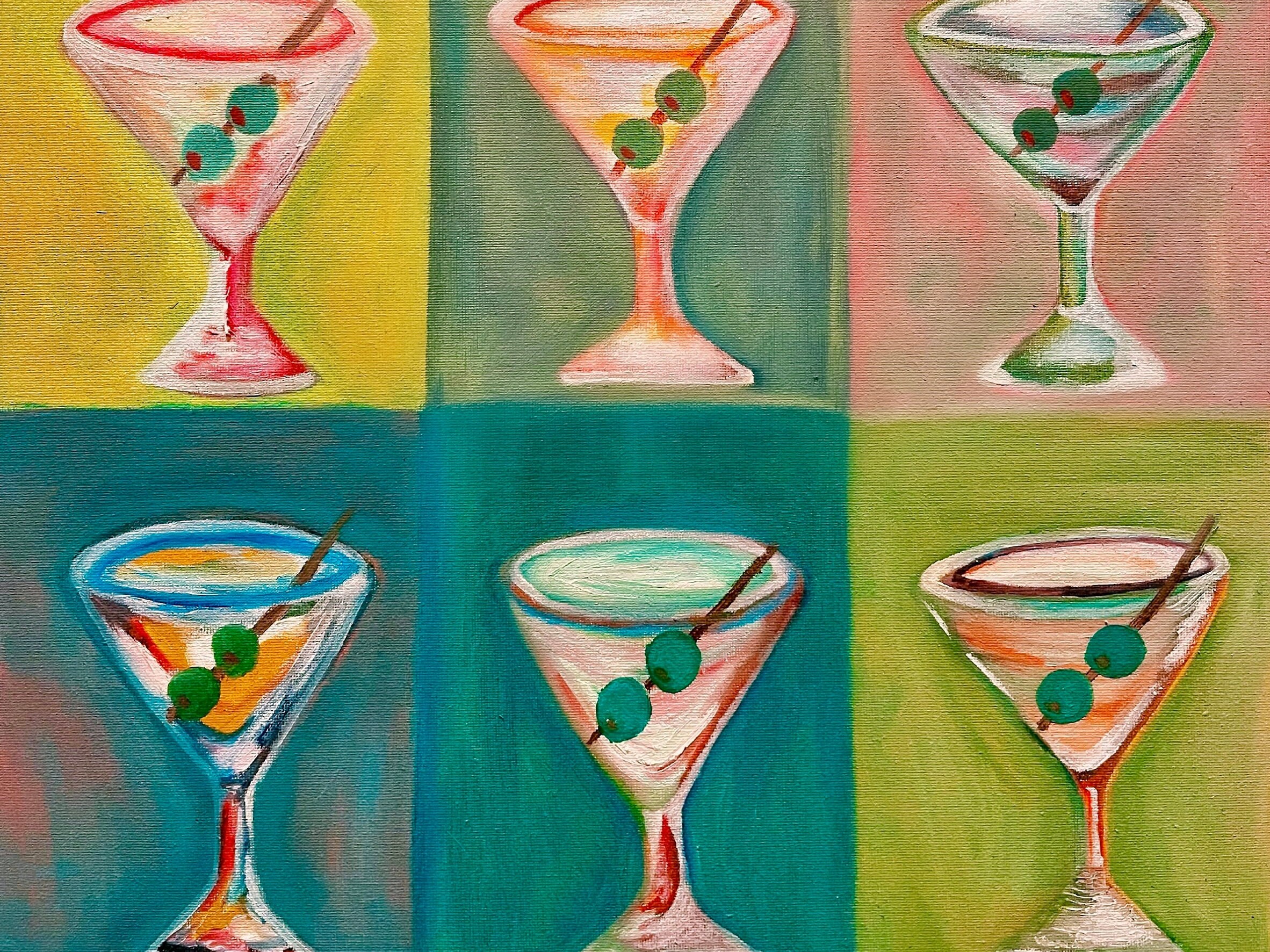 Retro Martini Poster - Etsy