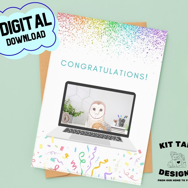 Owl Congratulations - Etsy