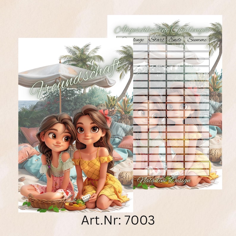 Friendship - A6 Cover Sheet, Dashboard + Tracker in a Set / 7003 - Etsy