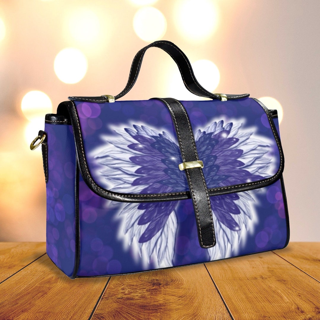 Gothic Angel Wing Satchel, Dark Aesthetic Bag, Fantasy Purse, Mystical ...