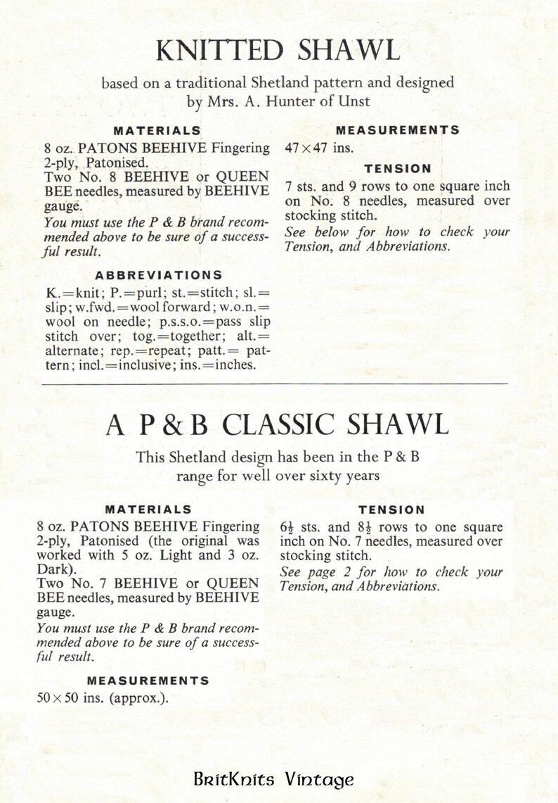 PDF, 1950's Instant Digital Download Vintage Knitting Pattern, 2 ...