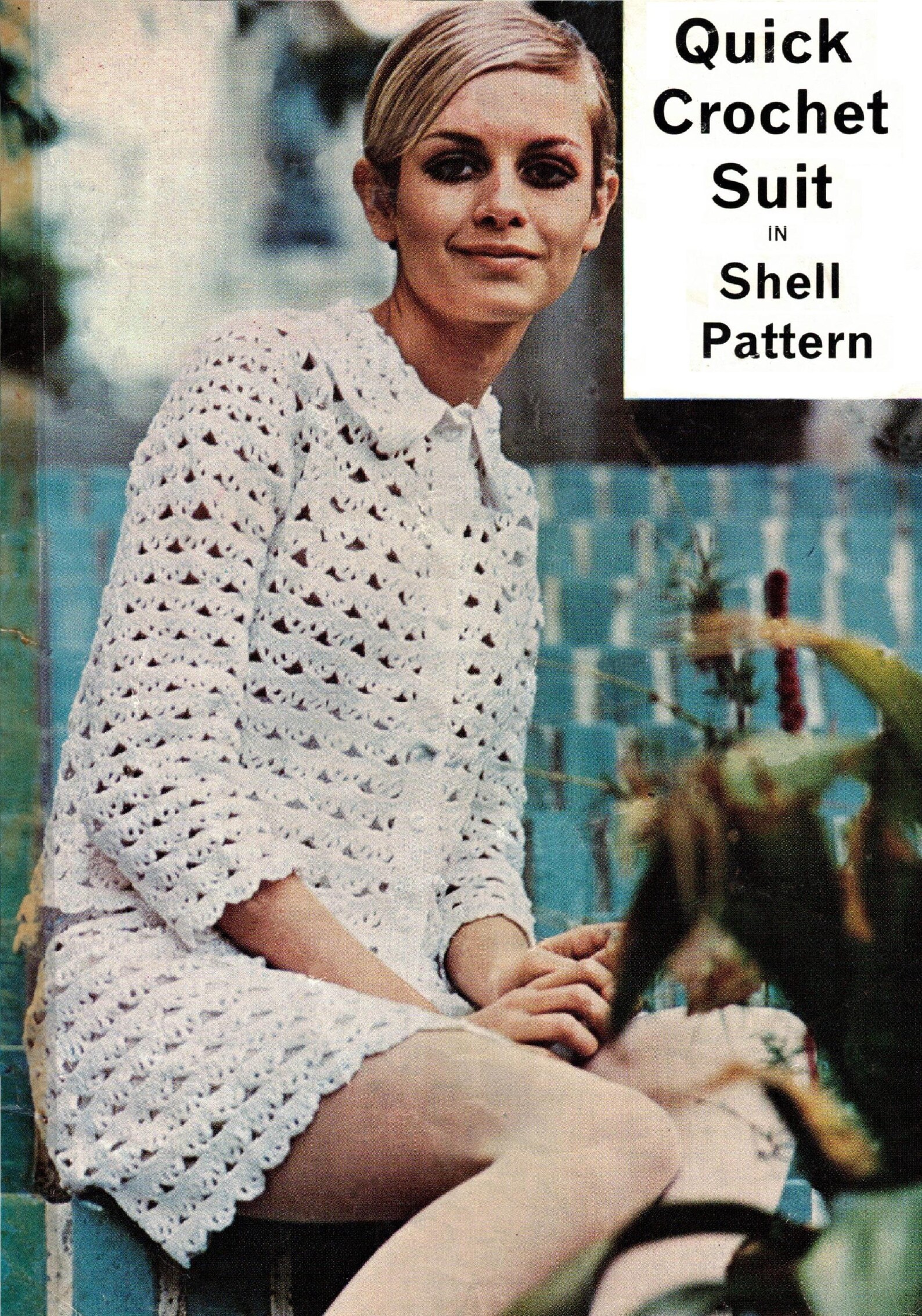 PDF 1960s Instant Digital Download, Womans CROCHET Summer Jacket ...