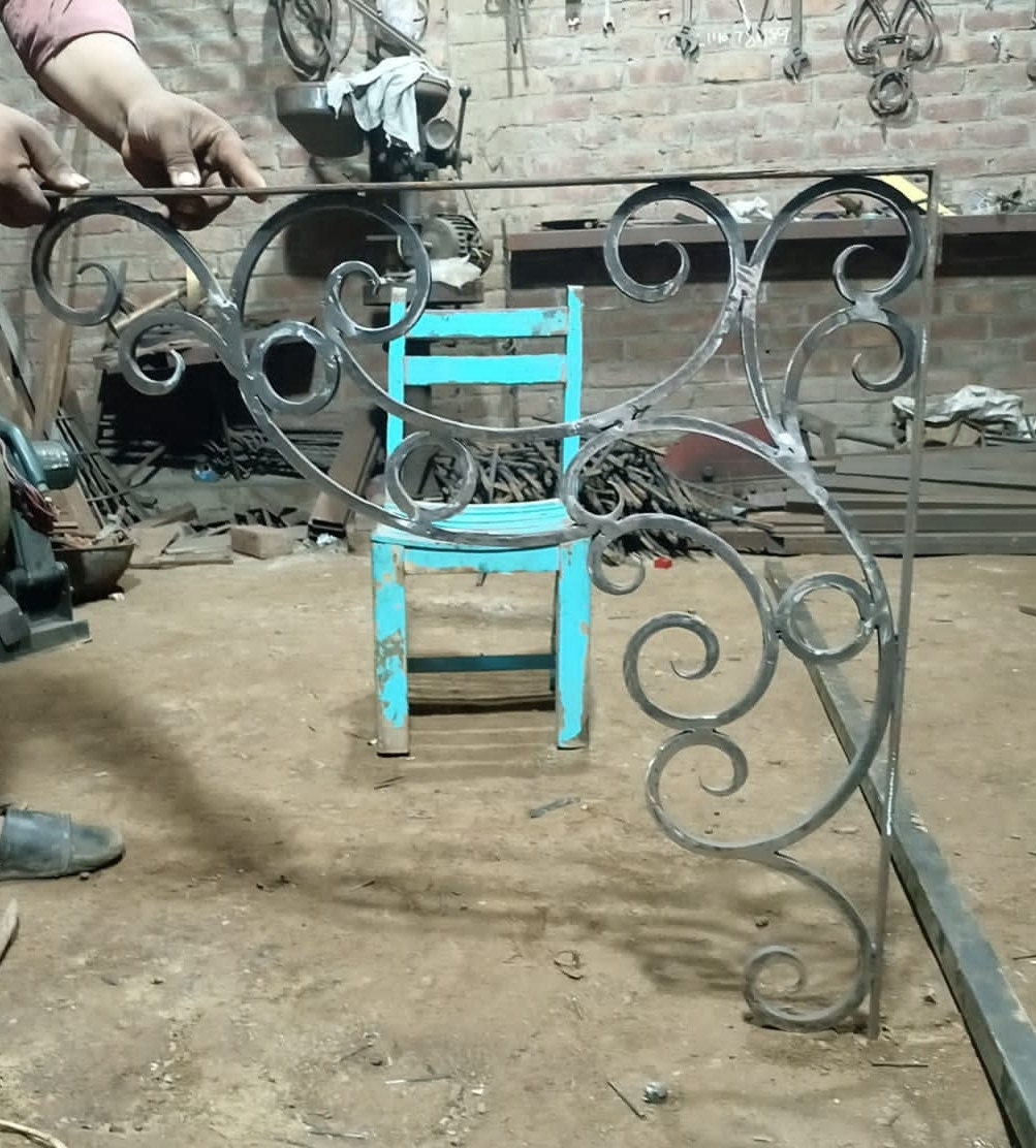 Wrought Iron Brackets Shelving Handmade Hand Forged Shade Strong Solid ...