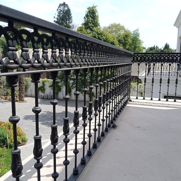 Wrought Iron Railing - Etsy