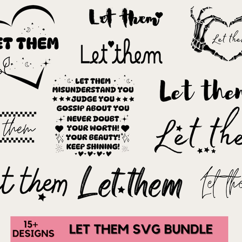 Let Them Svg - Etsy