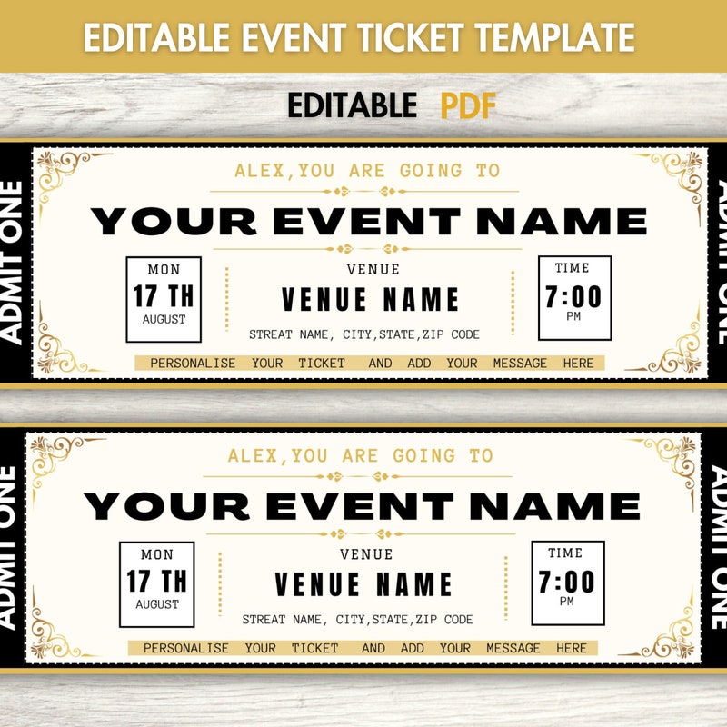 Concert Event Invitation - Etsy