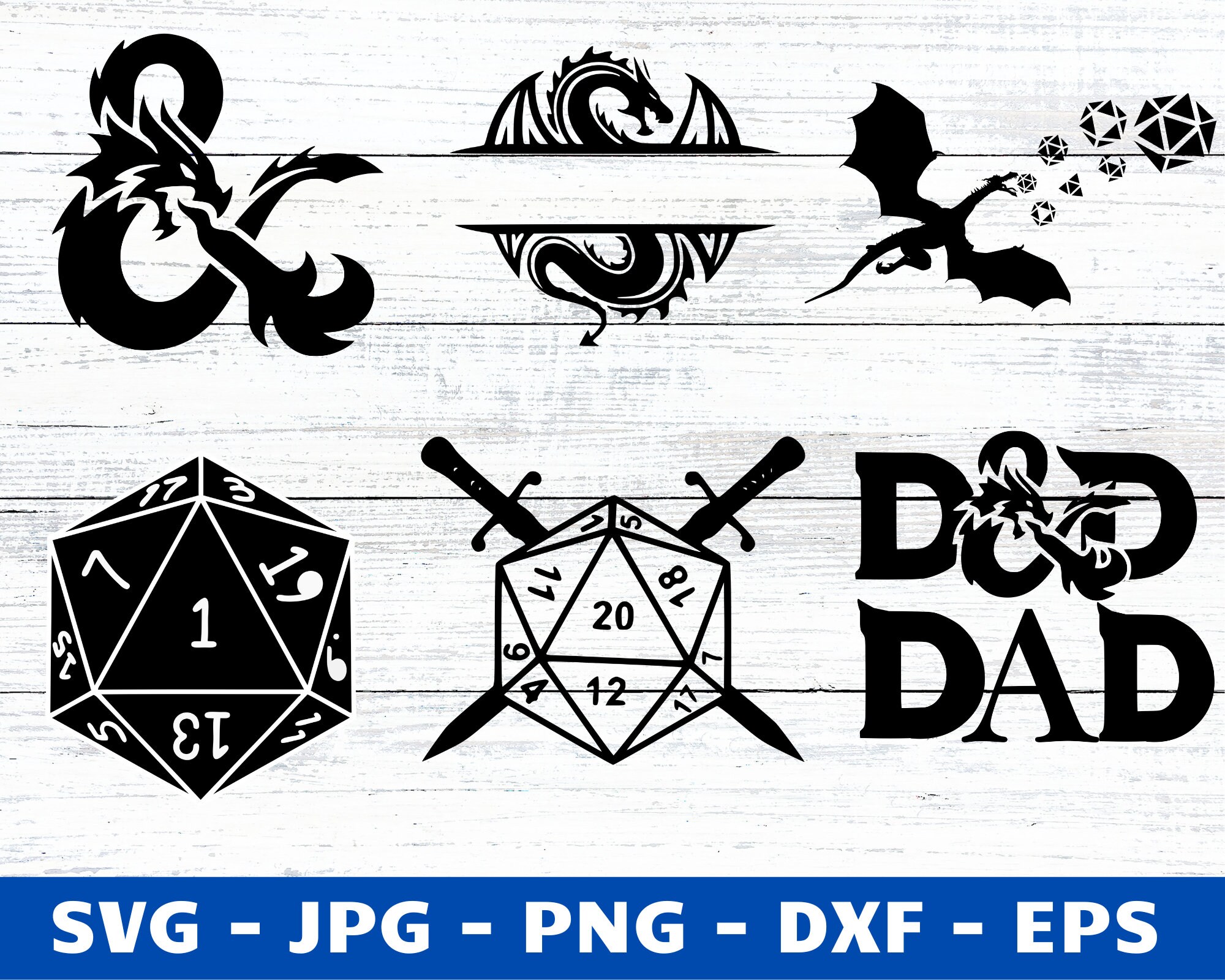 Dnd Svg Bundle, Dnd Png, Dnd Clipart, Dnd Shirt Svg, Dnd Dxf Bundle ...