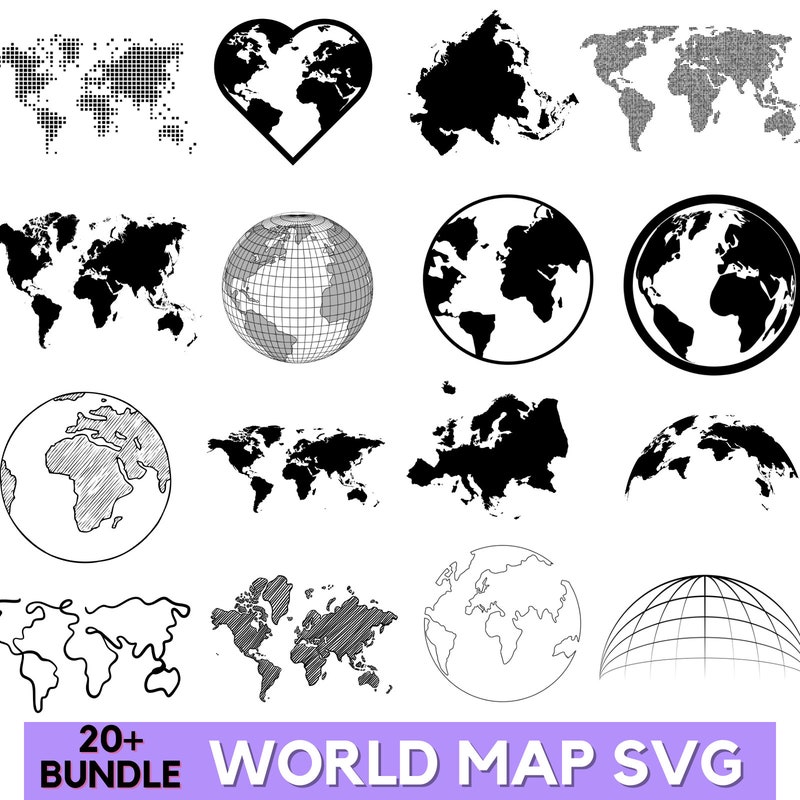 World Map - Etsy