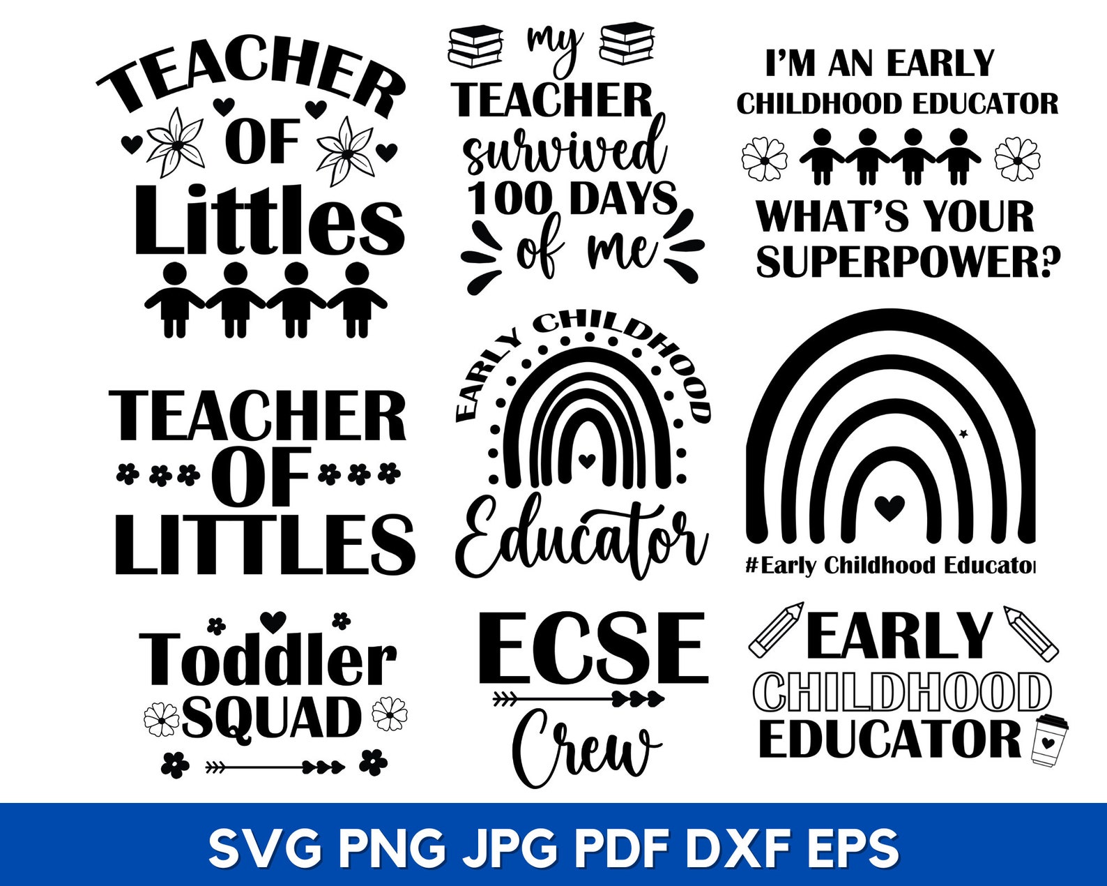 Early Childhood Education Svg Png Bundle, Childhood Education Shirt Svg ...