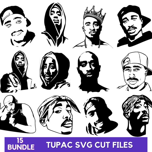 Tupac Svg - Etsy