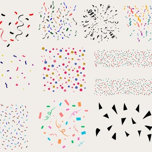 Confetti SVG Bundle: 30+ Birthday Designs (digital Download) - Etsy