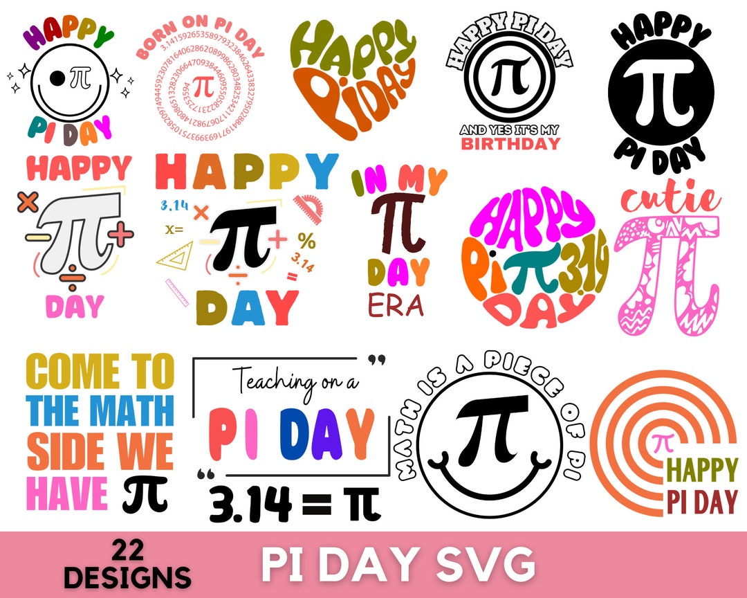 22 Pi Day Svg Png, Math Symbol Svg, Happy Pi Day Svg, Pi Day Shirt, Pi ...