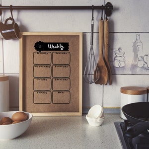 15 Weekly Menu Svg Png Files Bundle, Menu Svg, Meal Planning Svg ...