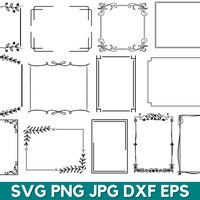 Frame Svg - Etsy