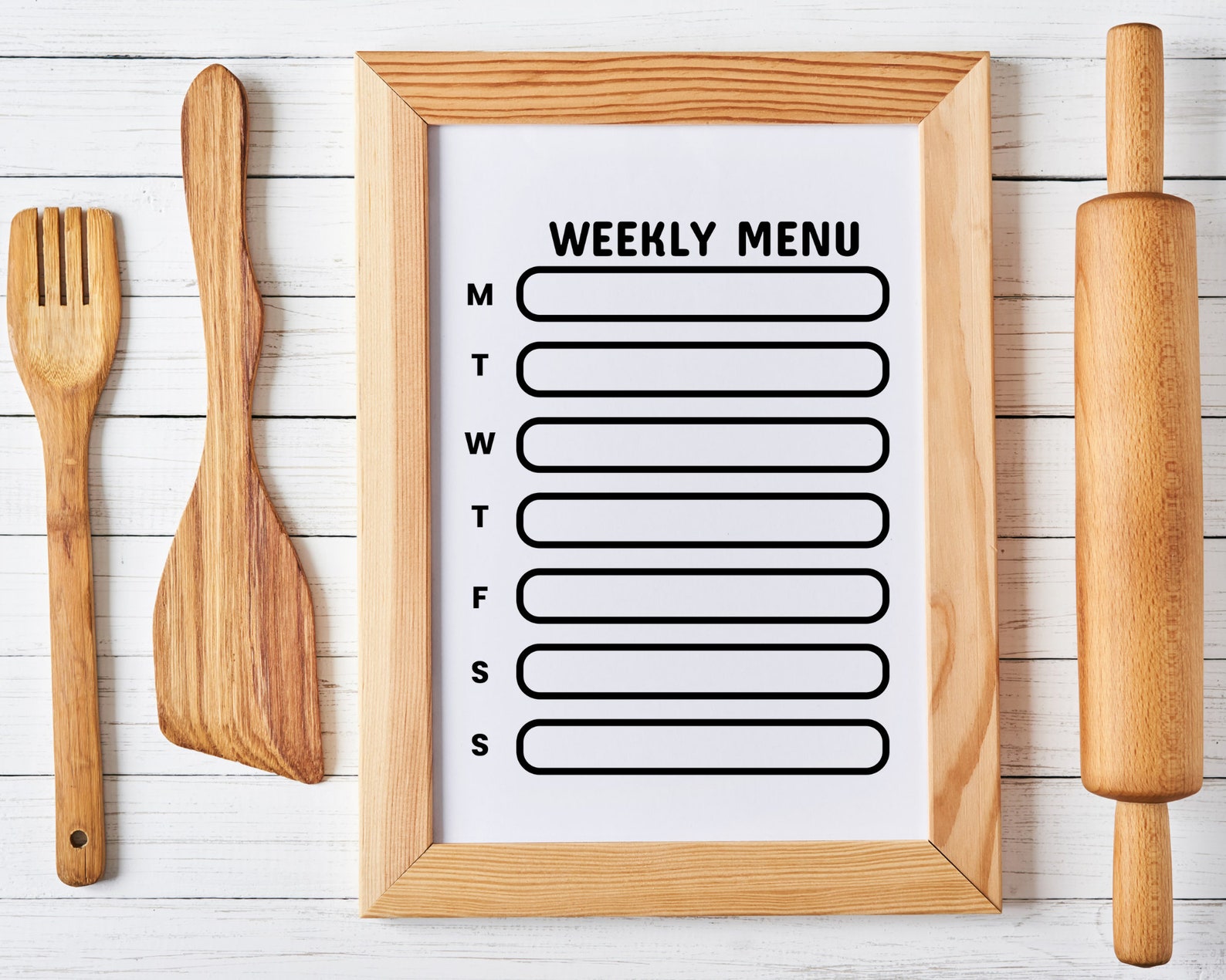 15 Weekly Menu Svg Png Files Bundle, Menu Svg, Meal Planning Svg ...