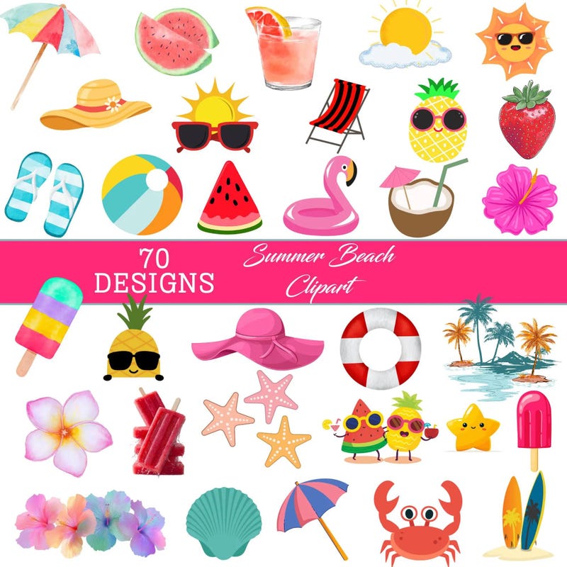 Cute June Clipart - Etsy