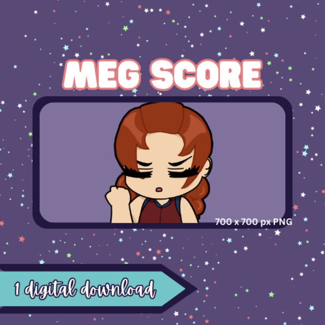 Meg Score Emote - Etsy
