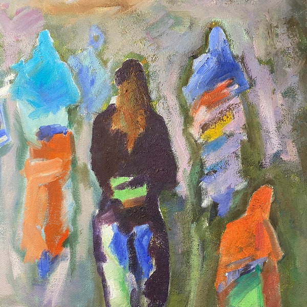 Impressionist Figure - Etsy