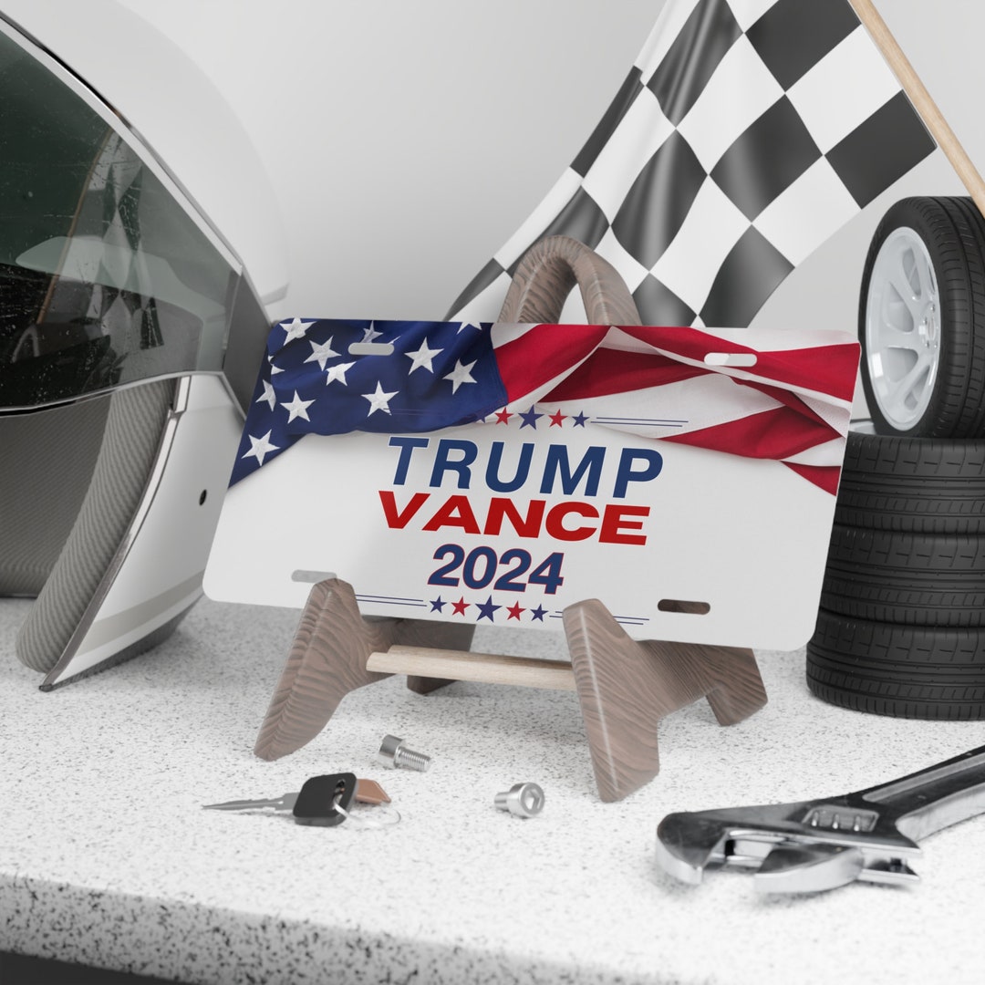 Trump Vance 2024 License Plate - Etsy