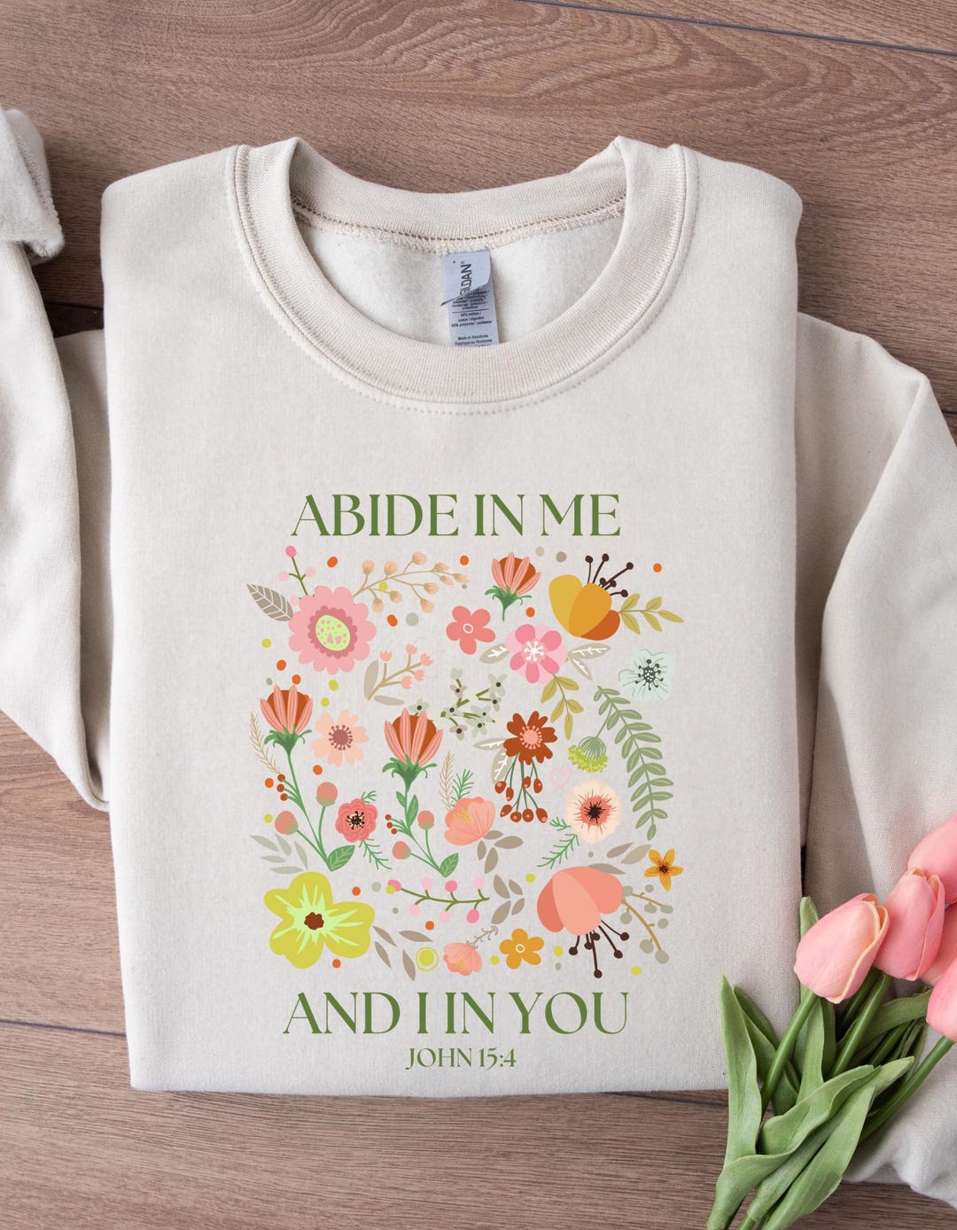 Abide in Me and I in You SVG and PNG Christian Sublimation Design ...