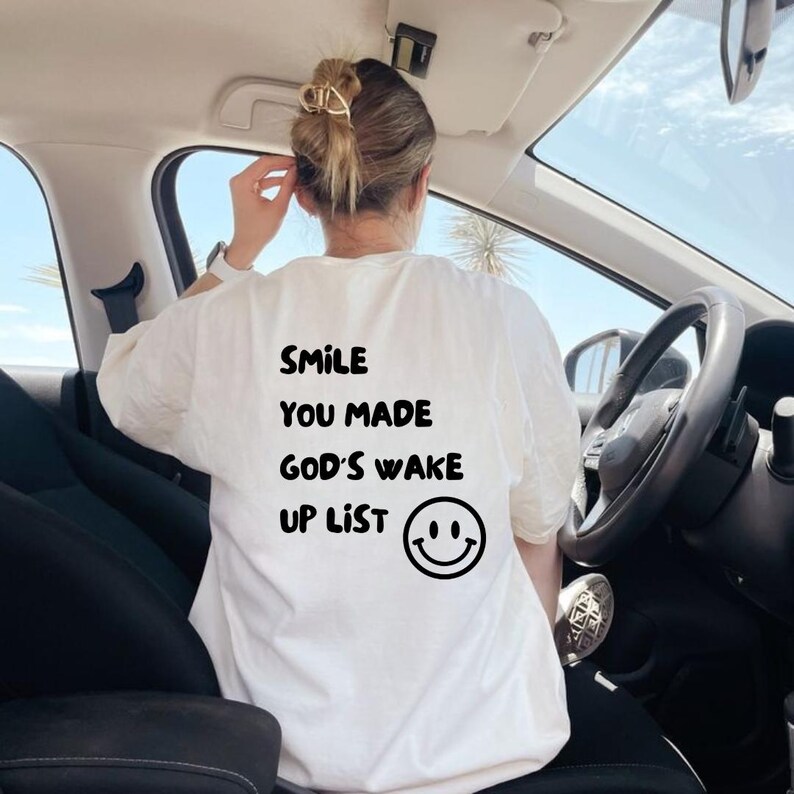 Smile You Made God's Wake up List SVG and PNG - Etsy