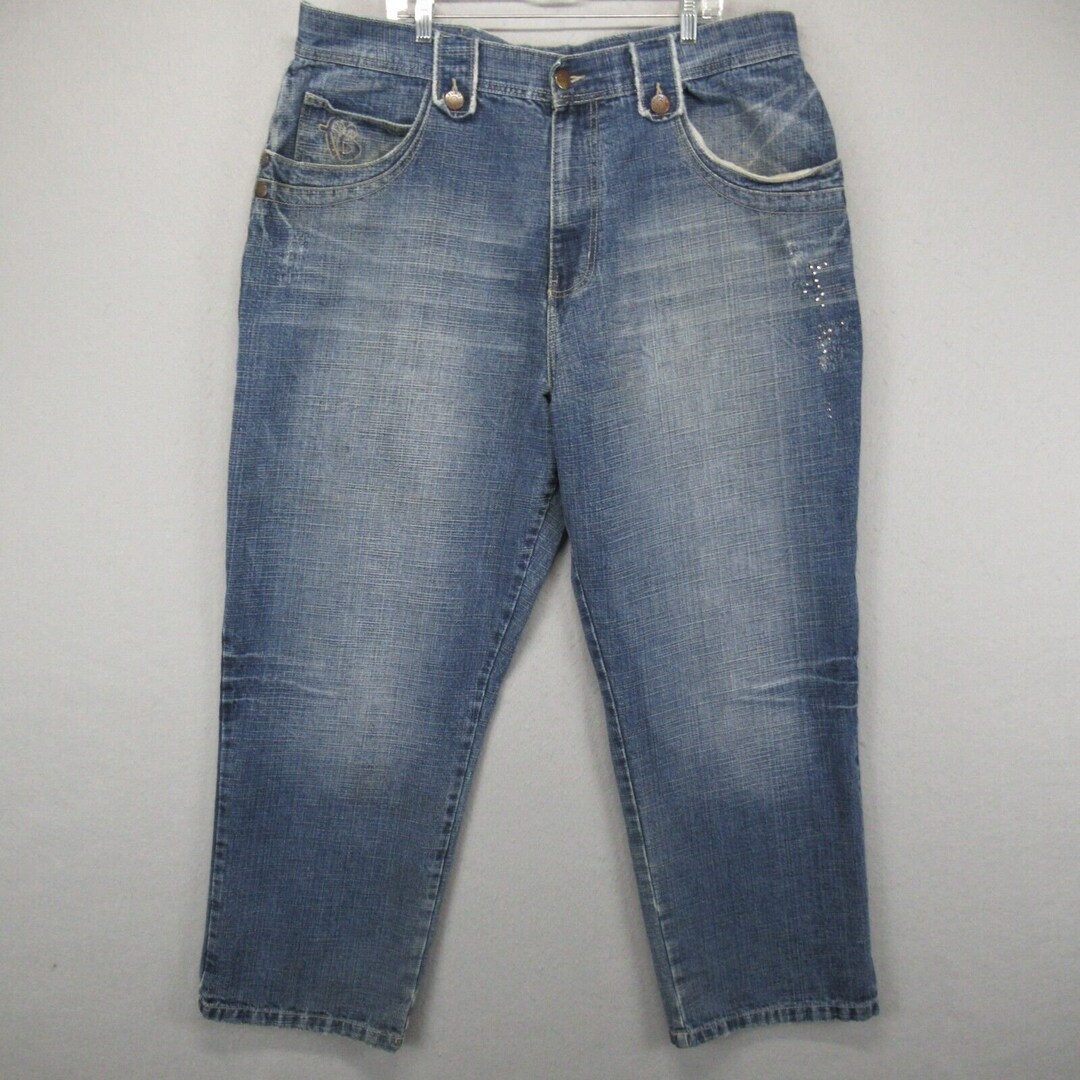 Vintage FUBU Jeans Adult 44 Blue Baggy Skater Y2K Loose Hip Hop JNCO Style Mens - Etsy