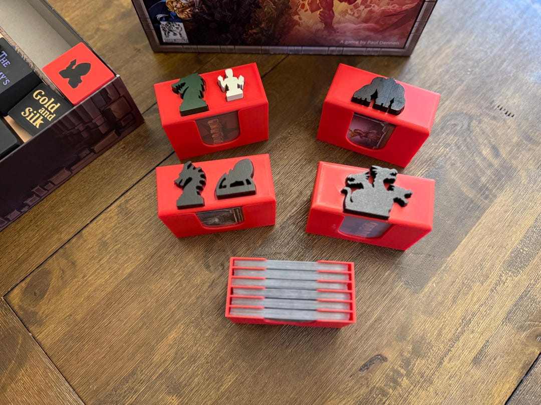 Clank! Card & Dragon Meeple Storage - All Expansions - Fits Sleeved ...