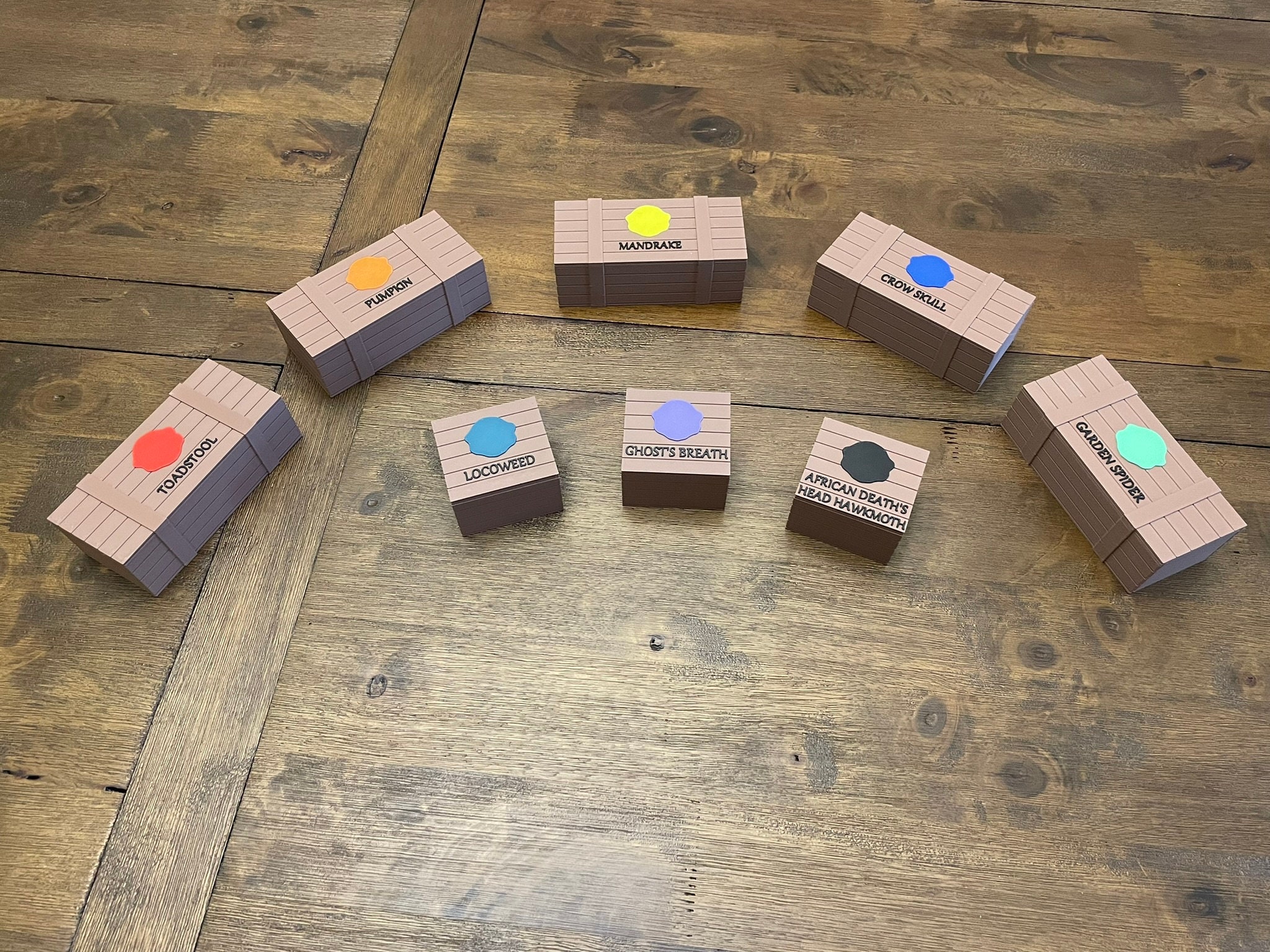 Quacks of Quedlinburg Board Game Token Bits Storage & Organizer Trays ...