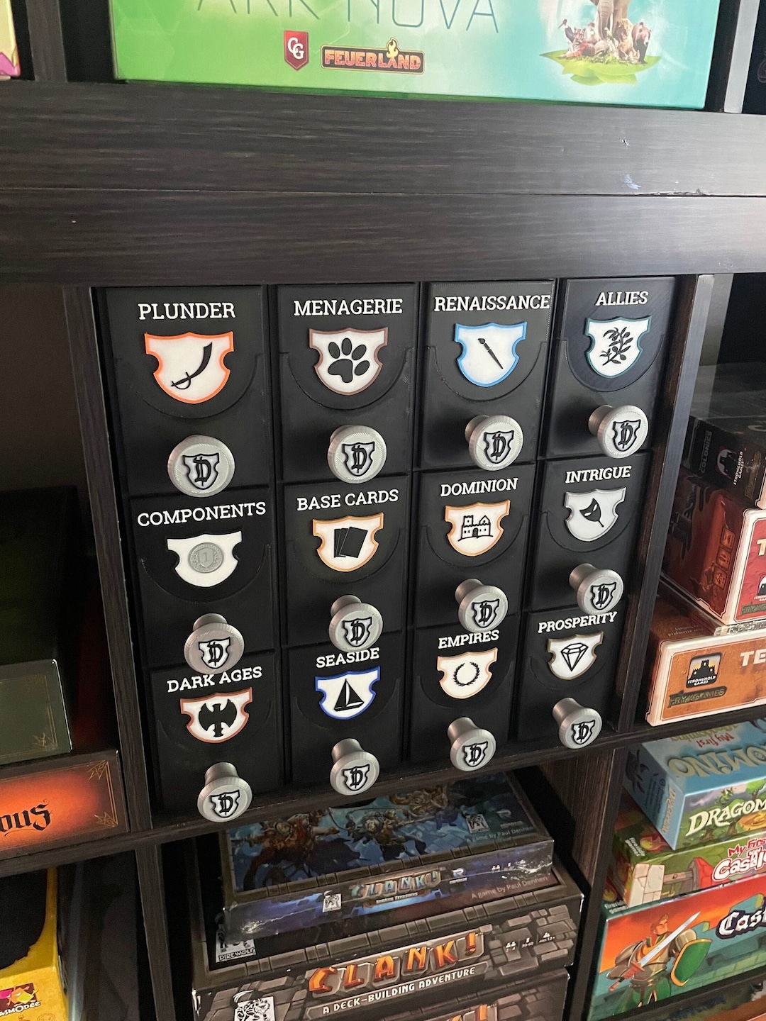 Dominion Game Organizer – Modular Storage, Sleeved Cards, Kallax ...