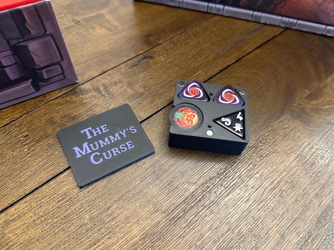 Clank! Mummy's Curse Expansion - Token Storage - Organizer - Fits in ...