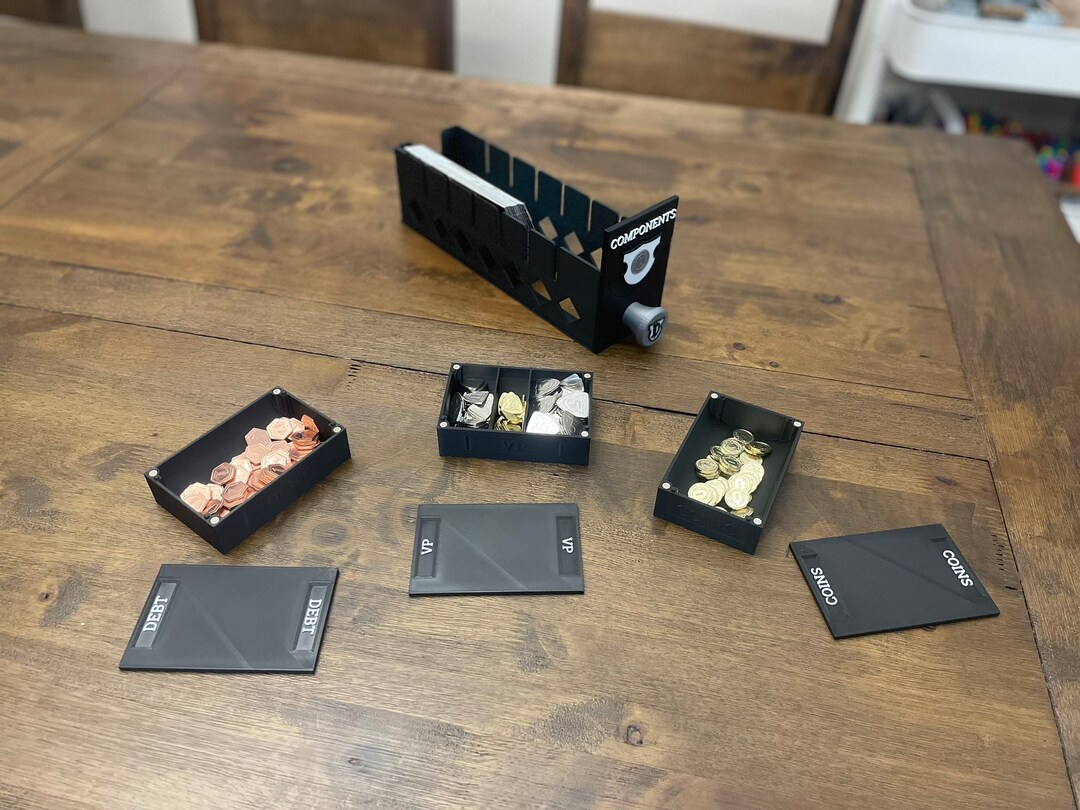 Dominion Token Boxes - Victory Point, Debt, & Coins - Fits Inside ...