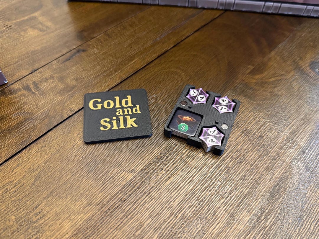 Clank! Gold & Silk Expansion - Token Storage - Organizer - Fits in Game ...