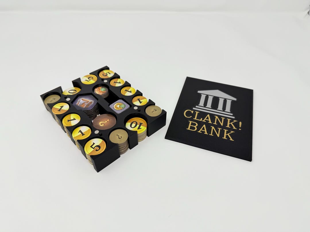 Clank! A Deck Building Game Bank - All Expansions - Token Storage ...