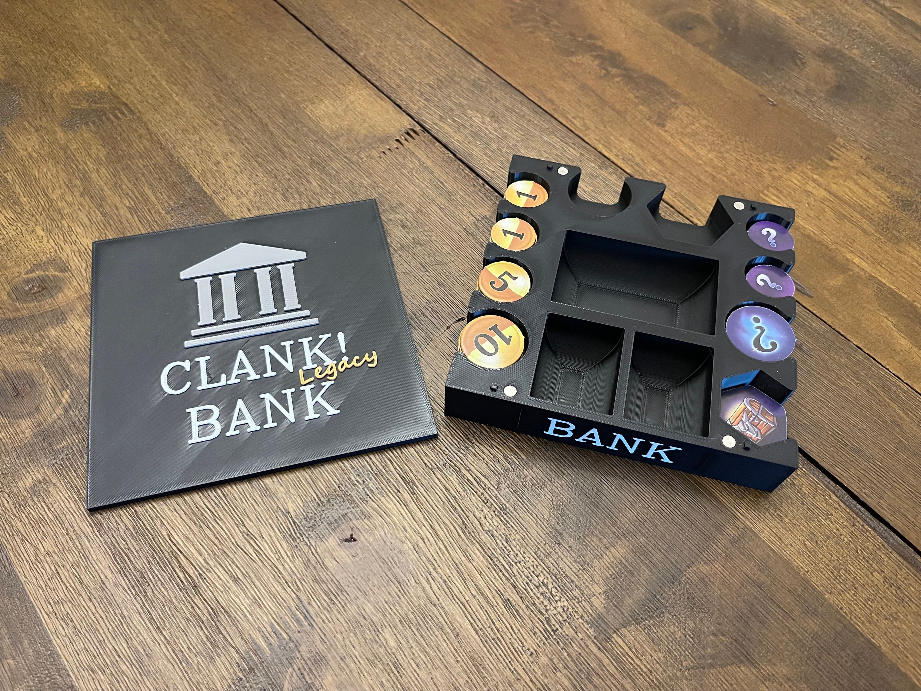 Clank Acquisitions Incorporated Legacy Bank Token Storage Organizer ...