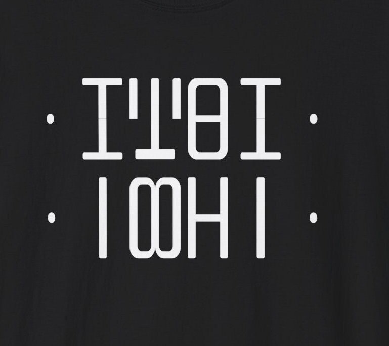 Fold up Shirt Hidden Message: TWAT - Etsy