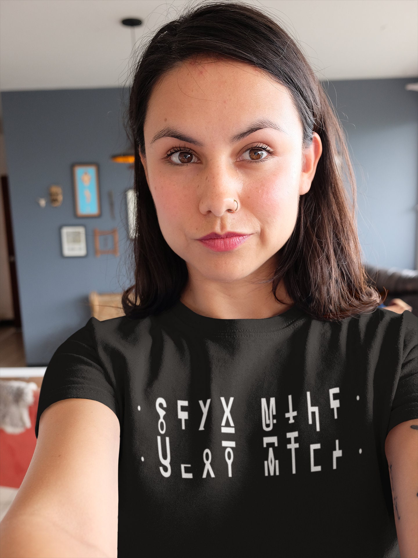 Custom FONT to Create Hidden Message Fold-up Shirt, ANY MESSAGE! - Etsy