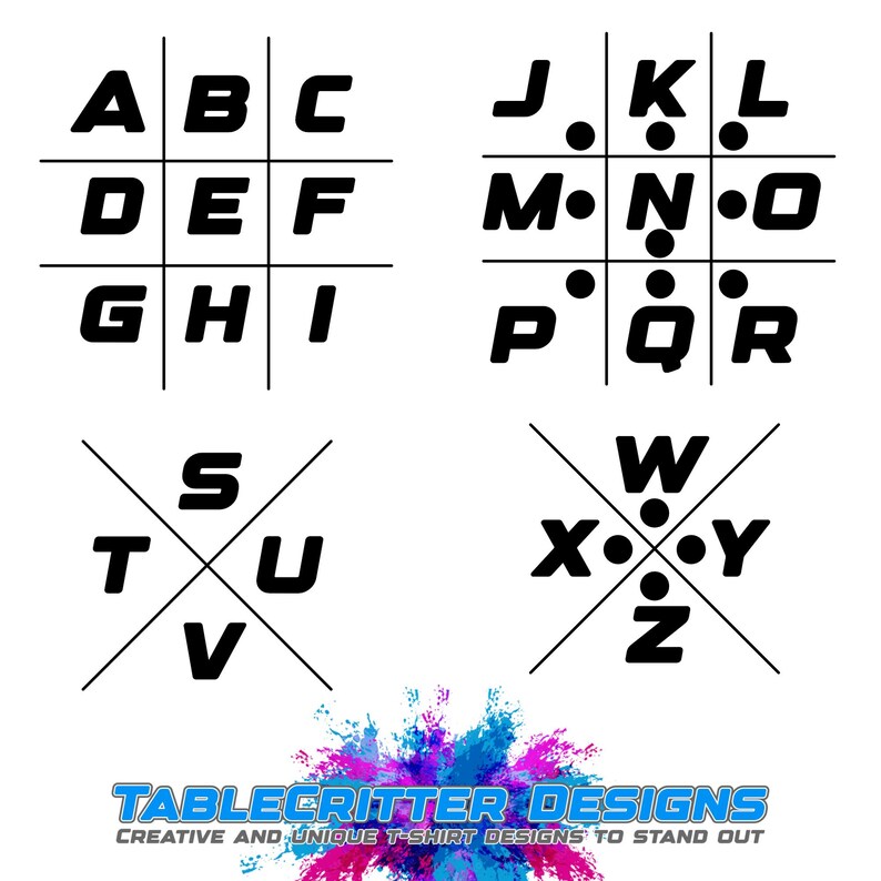 Custom Font CIPHER Code, Secret Code, Encode Text - Etsy Canada