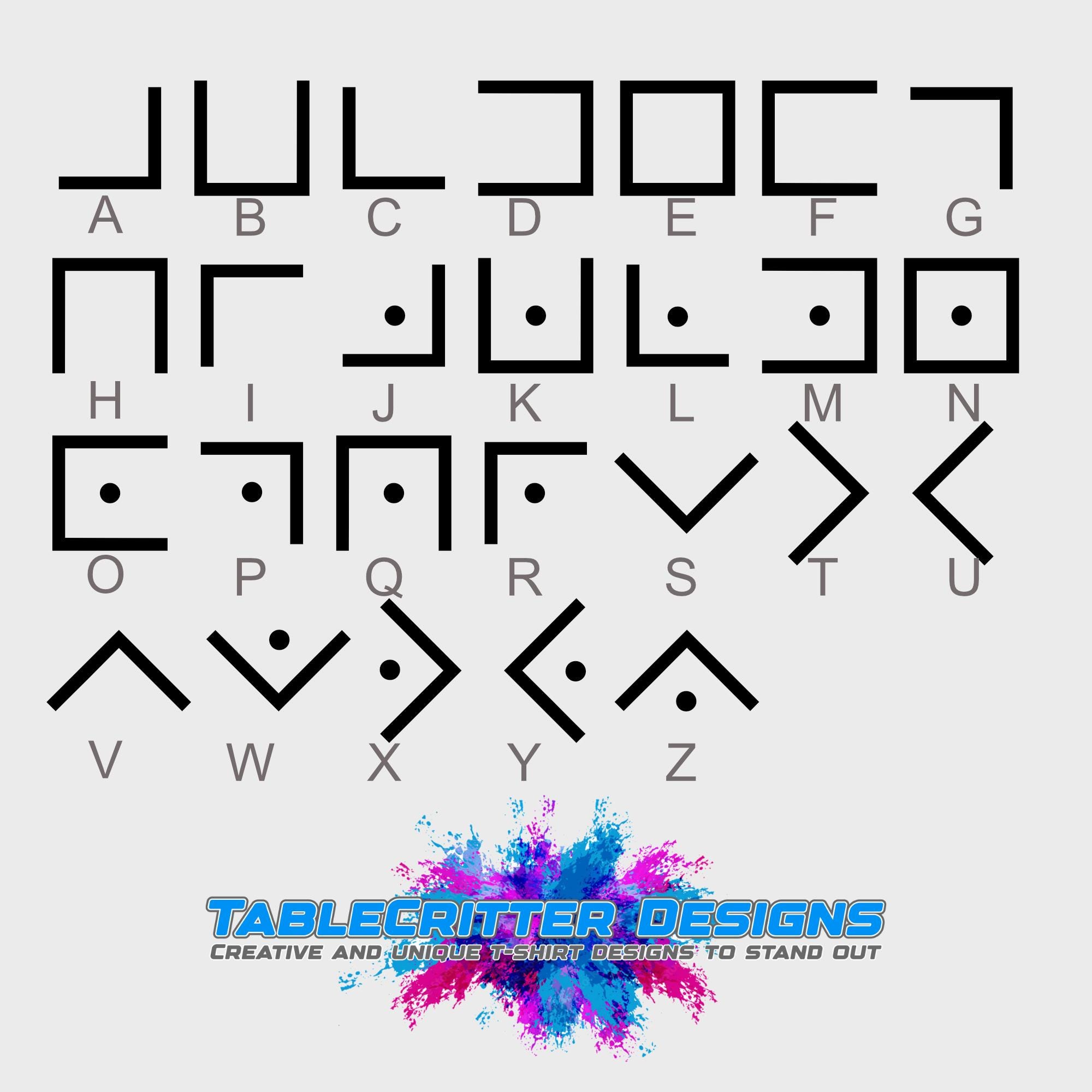 Custom Font CIPHER Code, Secret Code, Encode Text - Etsy Canada