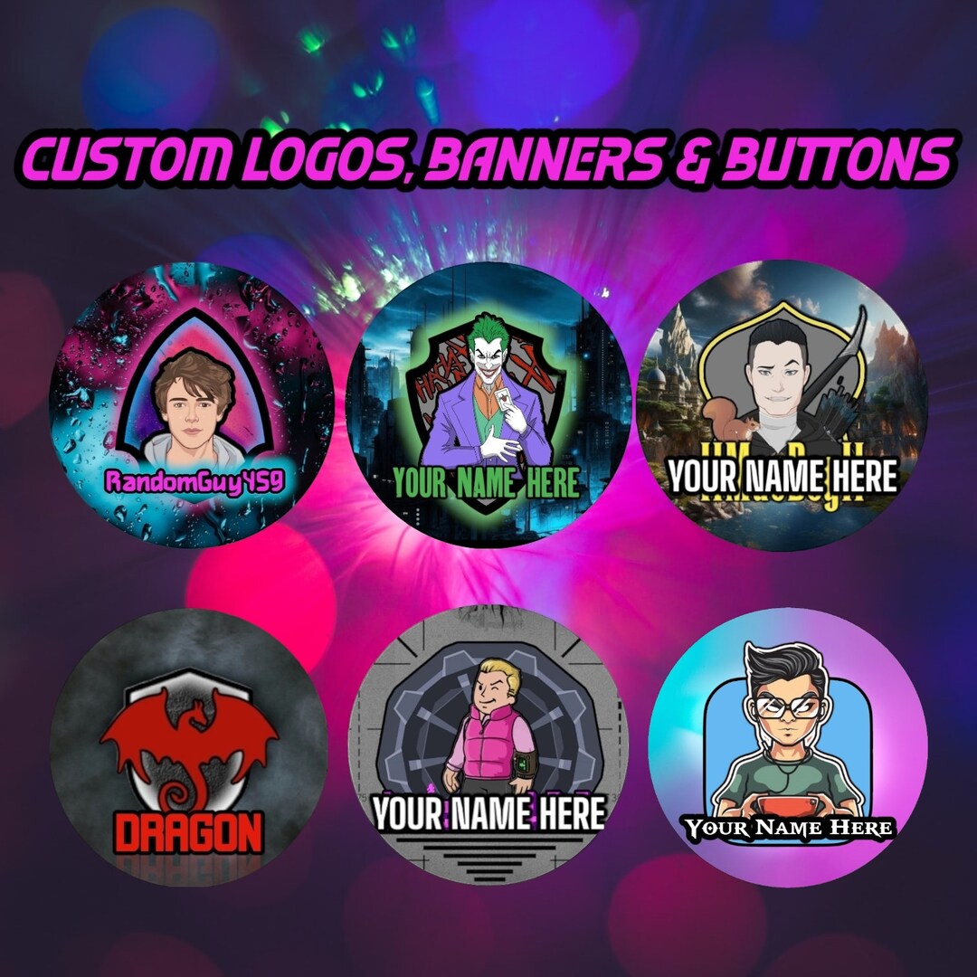 Custom Gaming Logos & Banners - Etsy