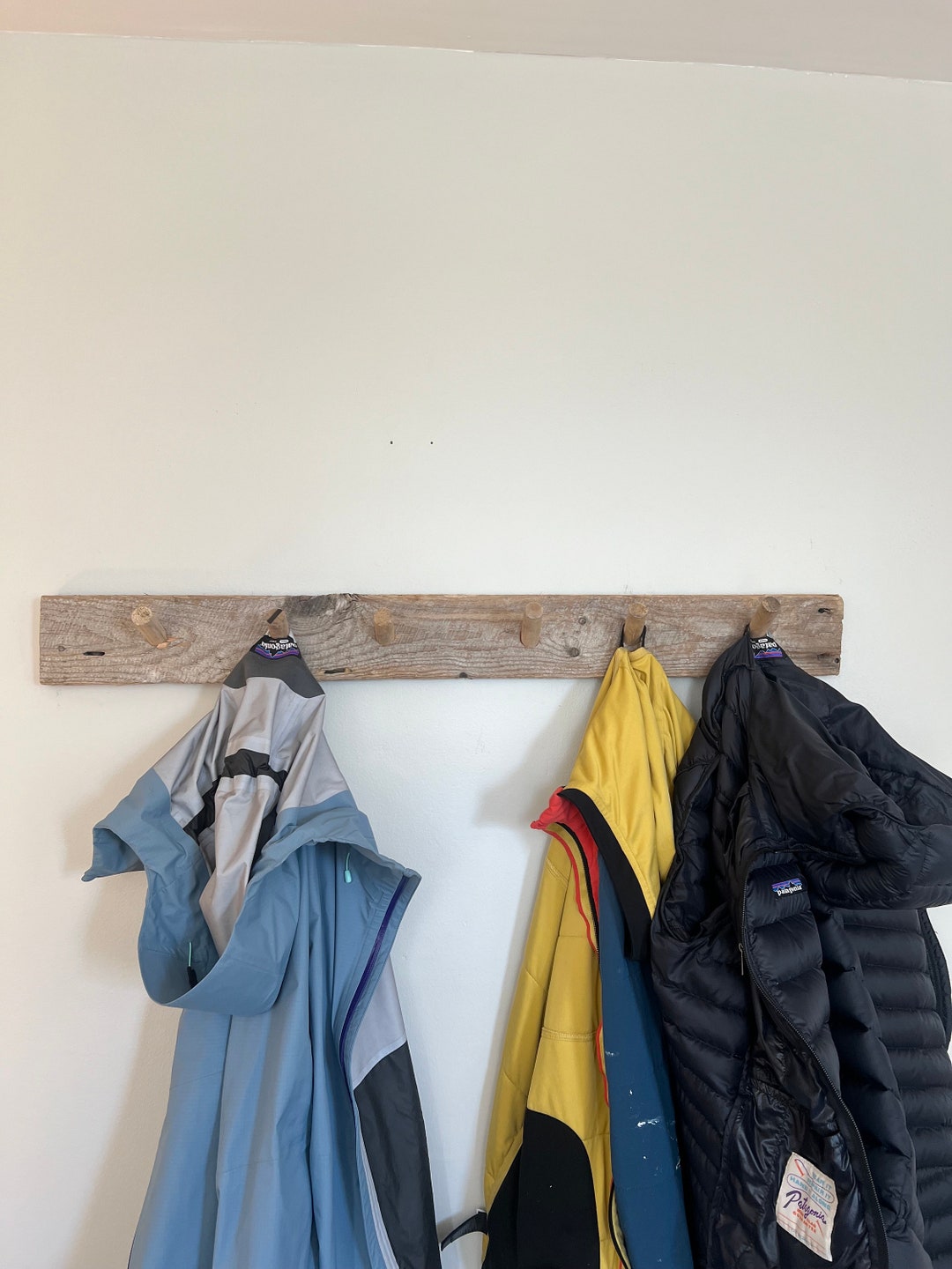 6 Hook Driftwood Coat Rack 36long X 4 High X 4 Deep Beach House, Rustic ...