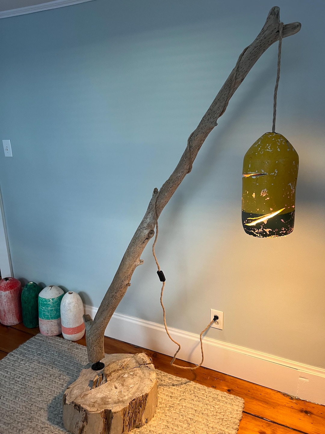 Lobster Buoy Hanging Light stand Not Included - Etsy