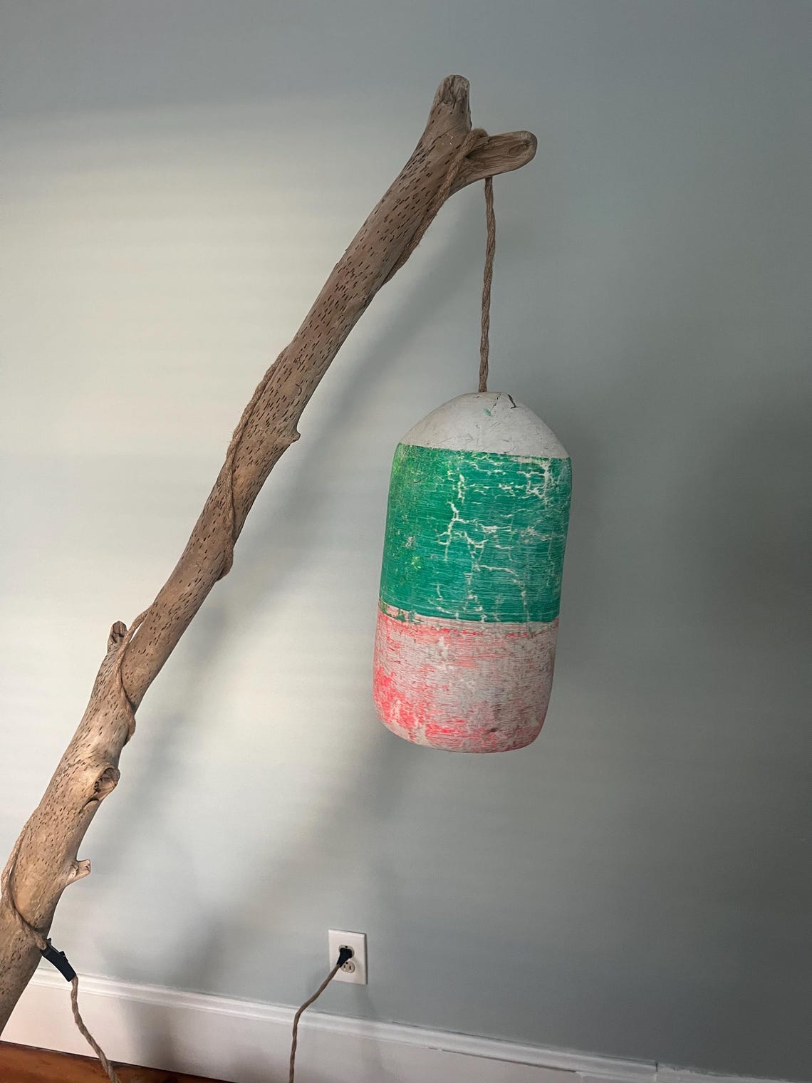 Lobster Buoy Hanging Light (stand Not Included) - Etsy