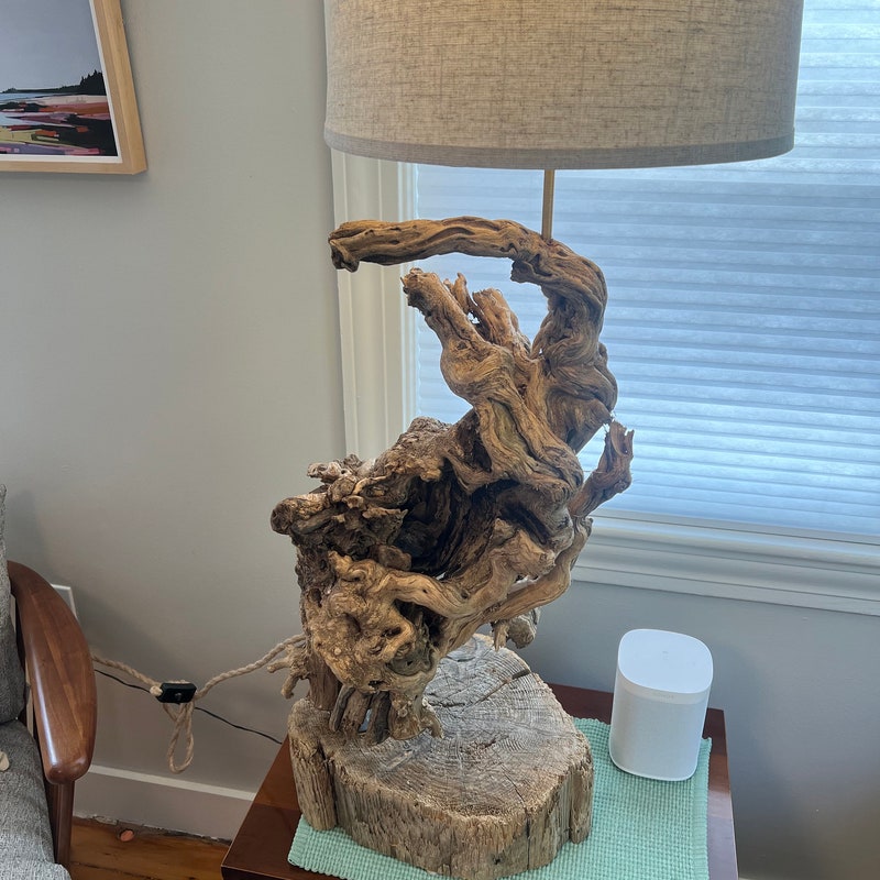 Driftwood Lamp - Etsy